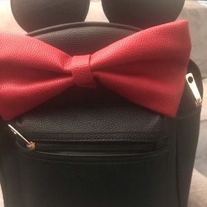 Disney | Bags | Minnie Mouse Red Bow Backpack | Poshmark